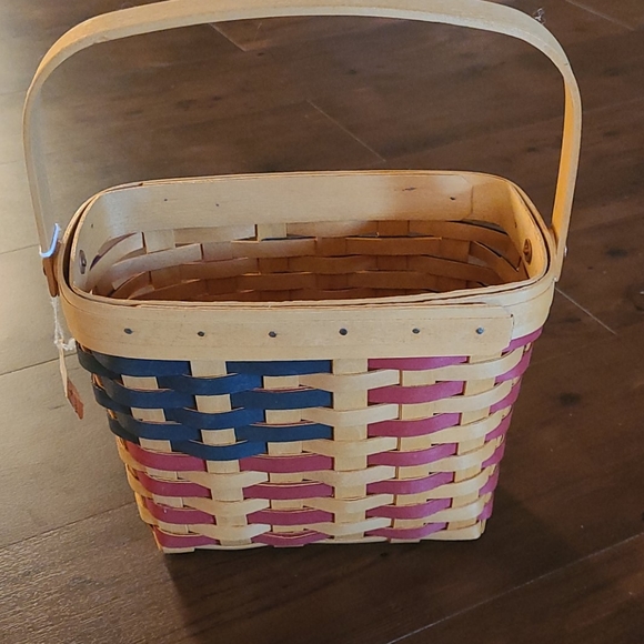 Longaberger | Accents | Longaberger 25th Anniversary Usa Flag Basket ...